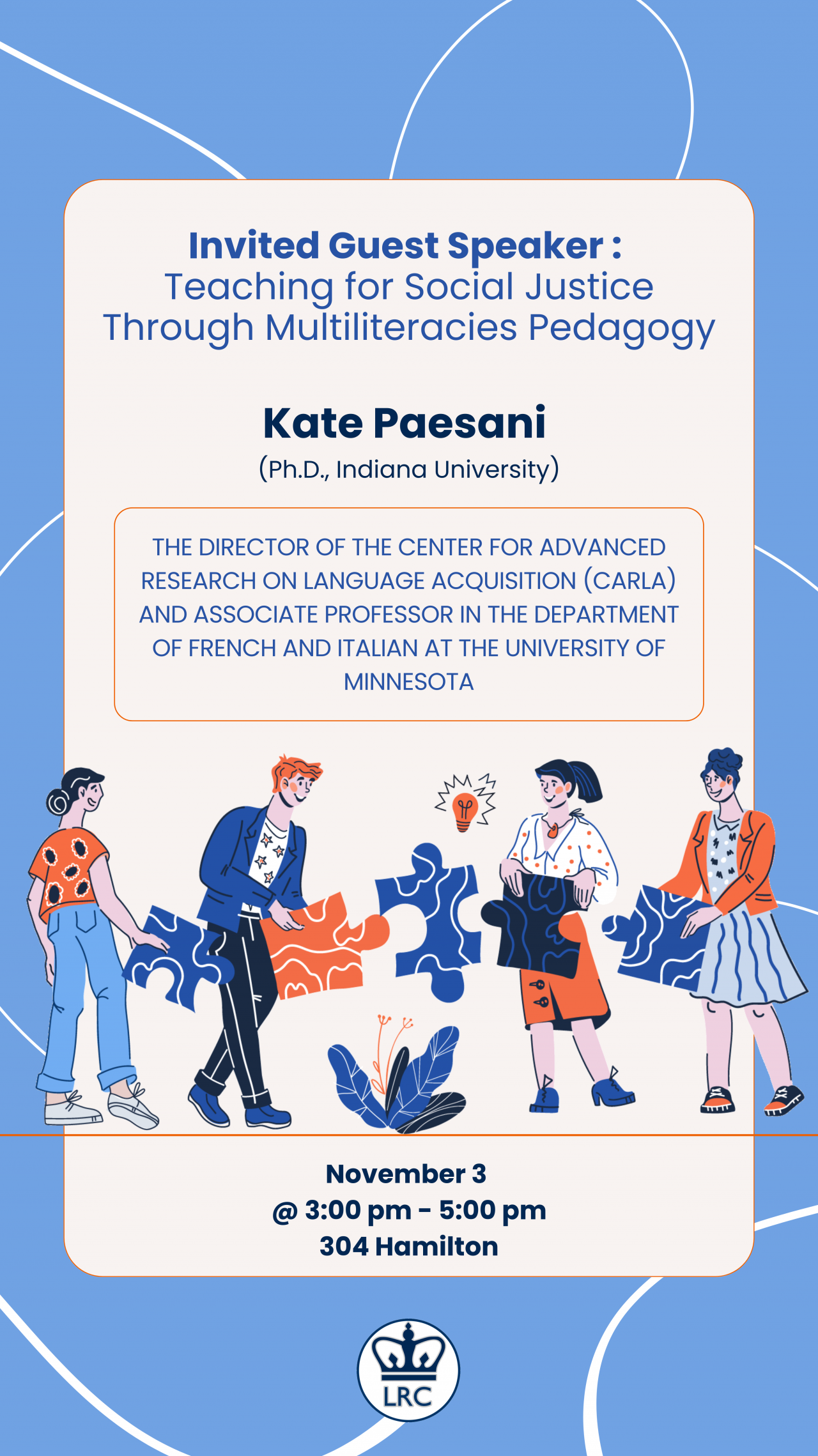 Invited Guest Speaker | Teaching for Social Justice Through ...