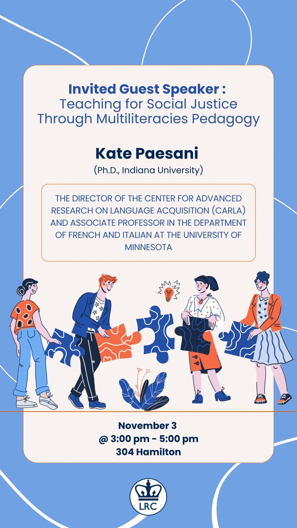 Invited Guest Speaker | Teaching for Social Justice Through ... Invited Guest Speaker | Teaching for Social Justice Through ...