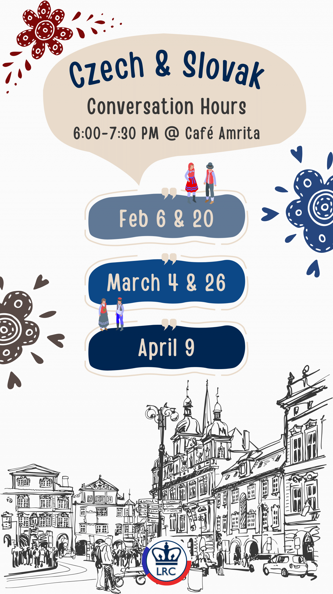 Czech and Slovak Conversation Hour Spring 2024 | Columbia LRC