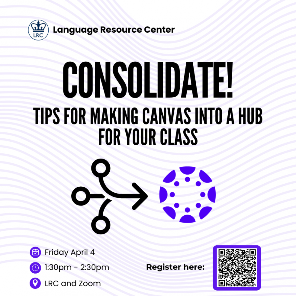 Consolidate! Tips for making Canvas into a hub for your class ...